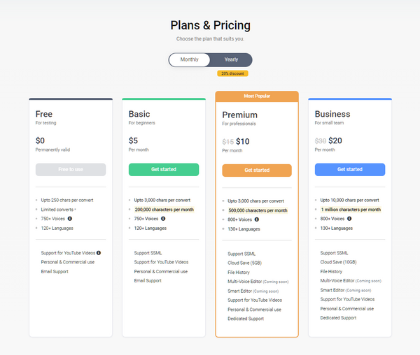 How can I subscribe to a paid Plan?